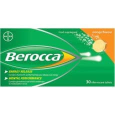 Berocca Orange Flavour Effervescent 15 Tablets