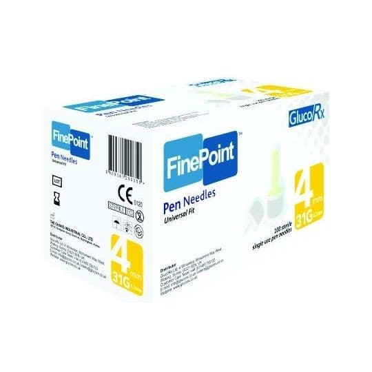 GlucoRx FinePoint Ultra Pen Needles