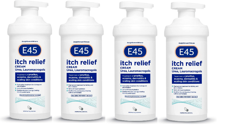 E45 Itch Relief Cream Pack of 4