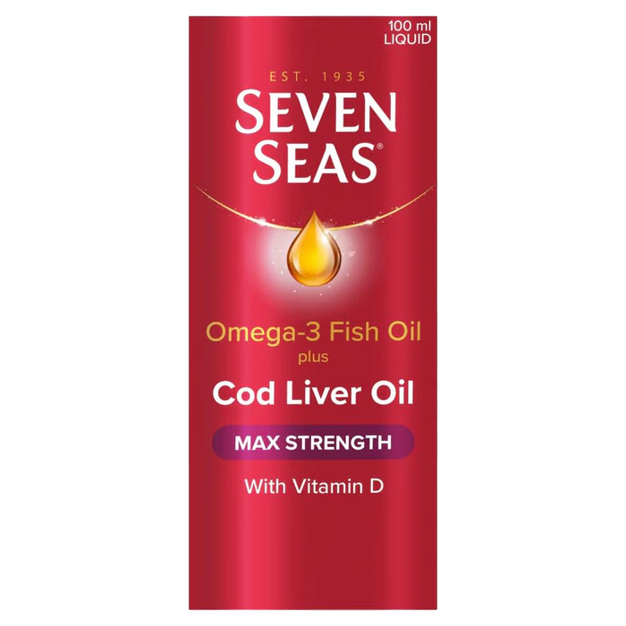 Seven Seas Cod Liver Oil Max Strength Liquid 100ml