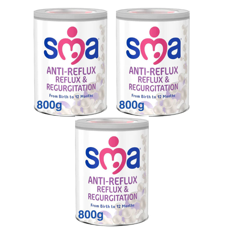 SMA Anti Reflux Baby Milk Formula From Birth - 800g (3 Pack)