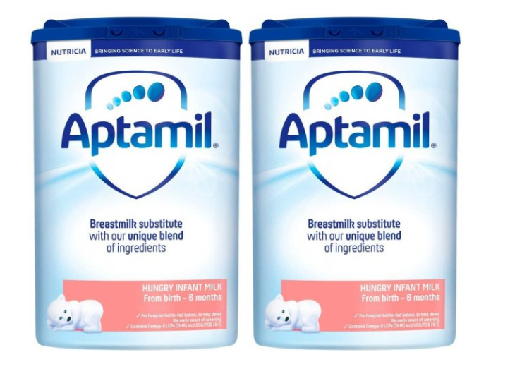 Aptamil Hungry First Infant Milk Formula 800g Double Pack