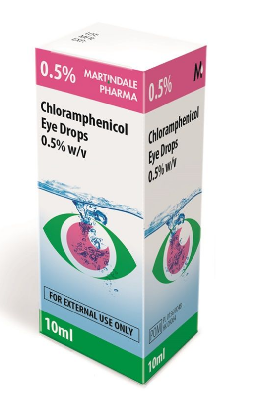 Chloramphenicol Eye Drops 0.5% 10ml – Eye Infections