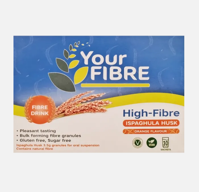 Ispaghula Husk Orange – 30 Sachets (Your Fibre)