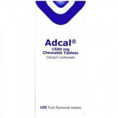Adcal 1500mg Chewable Tablets 100s - Calcium Supplement