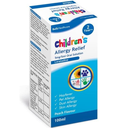 Bell's Healthcare Children's Allergy Relief 5mg/5ml Oral Solution 100m