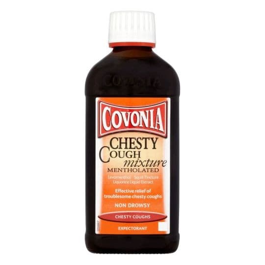 Covonia Chesty Cough Mixture Mentholated 150ml