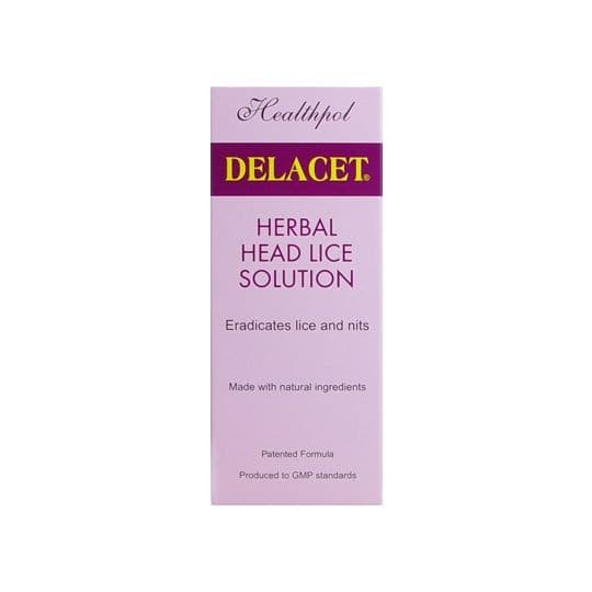 Delacet Herbal Head Lice Solution 100ml