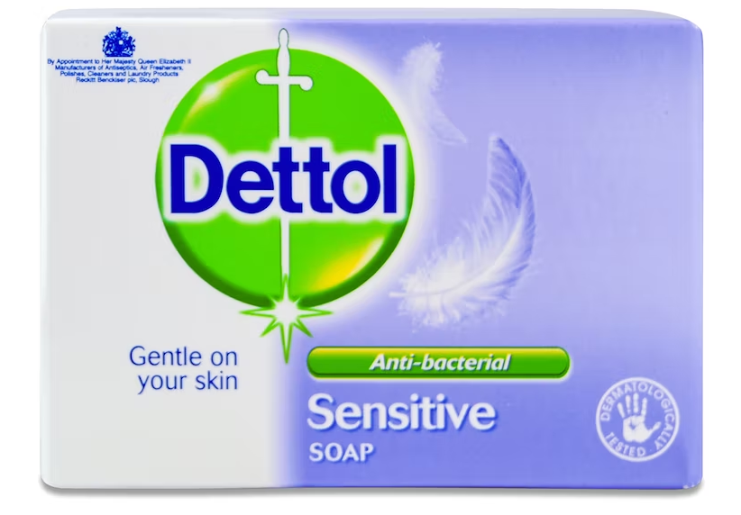 Dettol Sensitive Soap Bar 100g – Gentle Skin Care