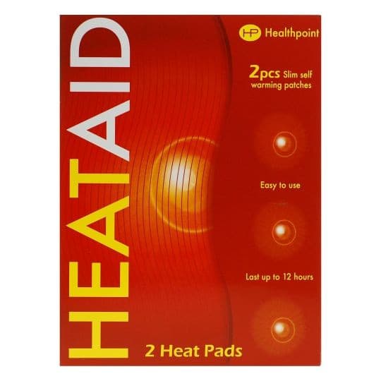 Heat Aid Heat Patches 2x2s