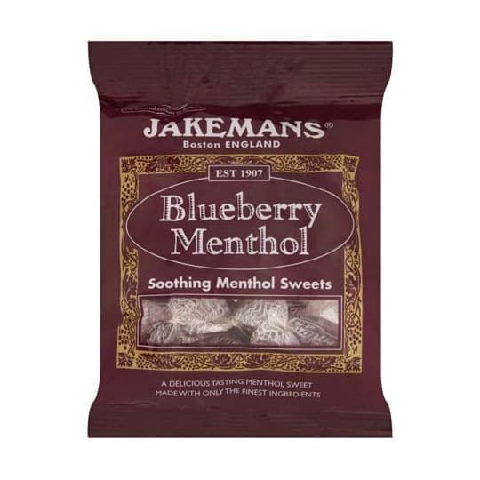 Jakemans Blueberry Menthol Soothing Menthol Sweets 73g