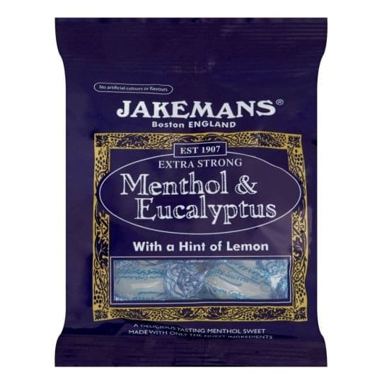 Jakemans Extra Strong Menthol & Eucalyptus Soothing Menthol Sweets 73g