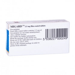 Buy Migard 2.5mg Tablets | Online Pharmacy 4U