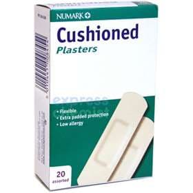 Numark Cushioned Plasters 20 Pack