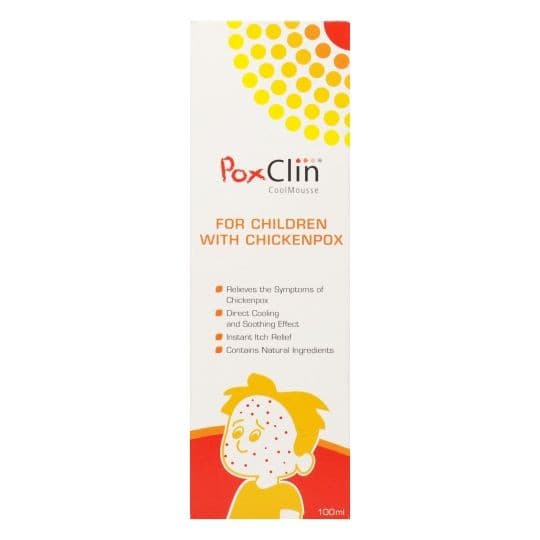 PoxClin Cool Mousse 100ml - Chickenpox Relief