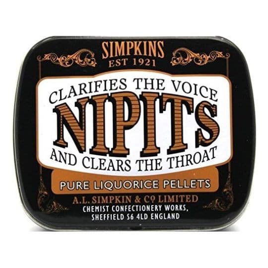 Nipits Pure Liquorice Pellets 18x12g