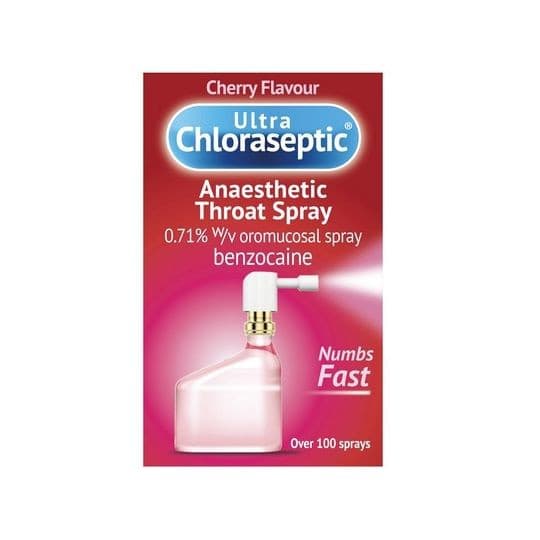 Ultra Chloraseptic Cherry Flavour Anaesthetic Throat Spray 15ml