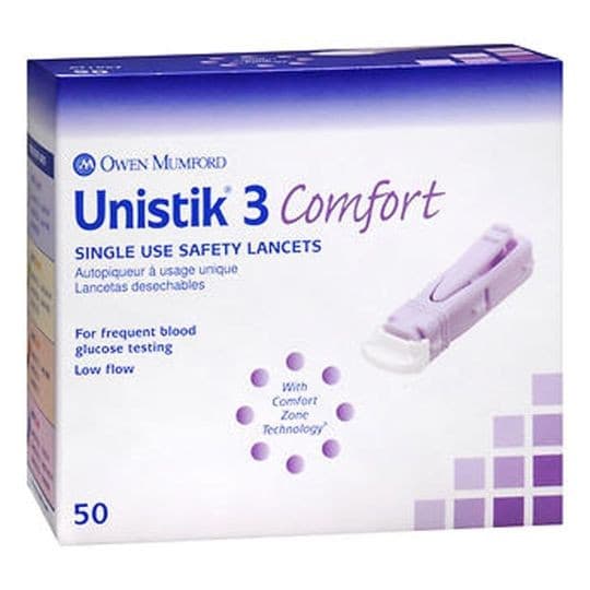 Unistik 3 Comfort Single Use Safety Lancets