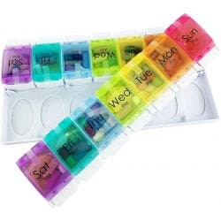 Weekly Easy Open Pill Box Organiser – Convenient & Practical